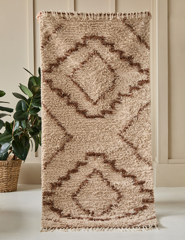 Diamond Pattern Runner Rug | Rose & Grey – Rose and Grey