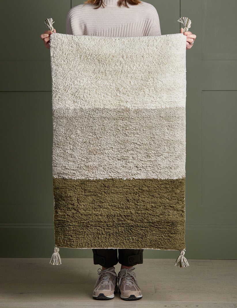 Tonal Green Bath Mat | Rose & Grey – Rose and Grey