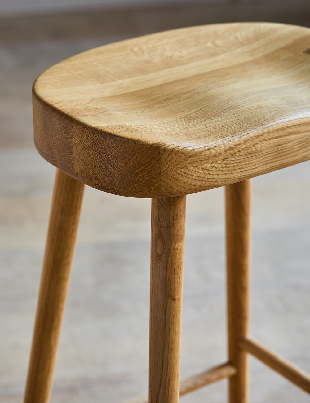 Weathered Oak Stool | Kitchen Counter Stools | Rose & Grey – Rose and Grey