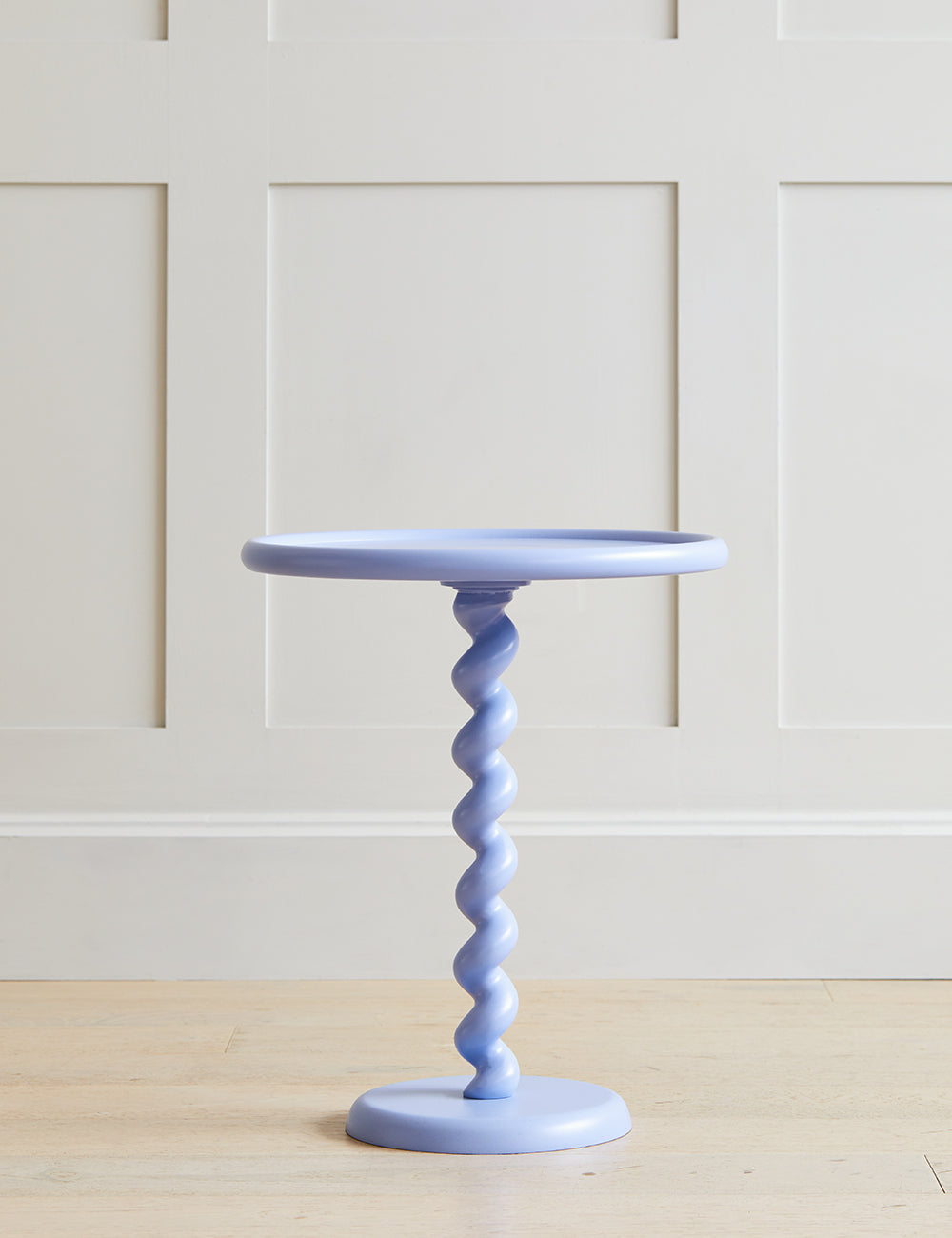Light Blue Twister Side Table