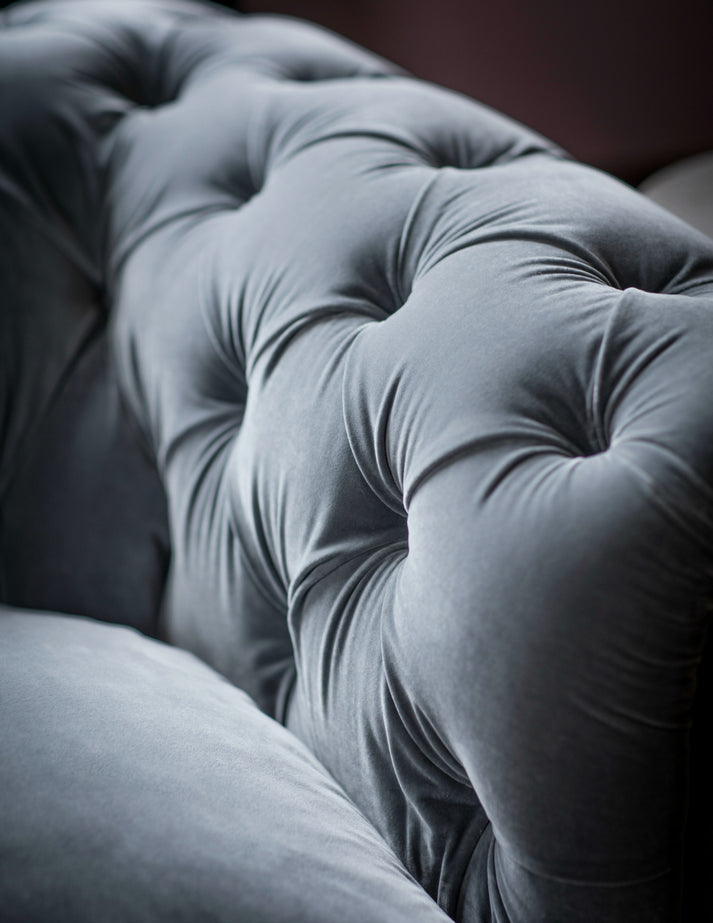 Velvet Chesterfield Sofa - Albert Chesterfield – Rose and Grey